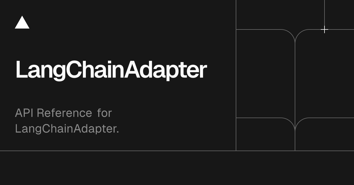 Stream Helpers: LangChainAdapter