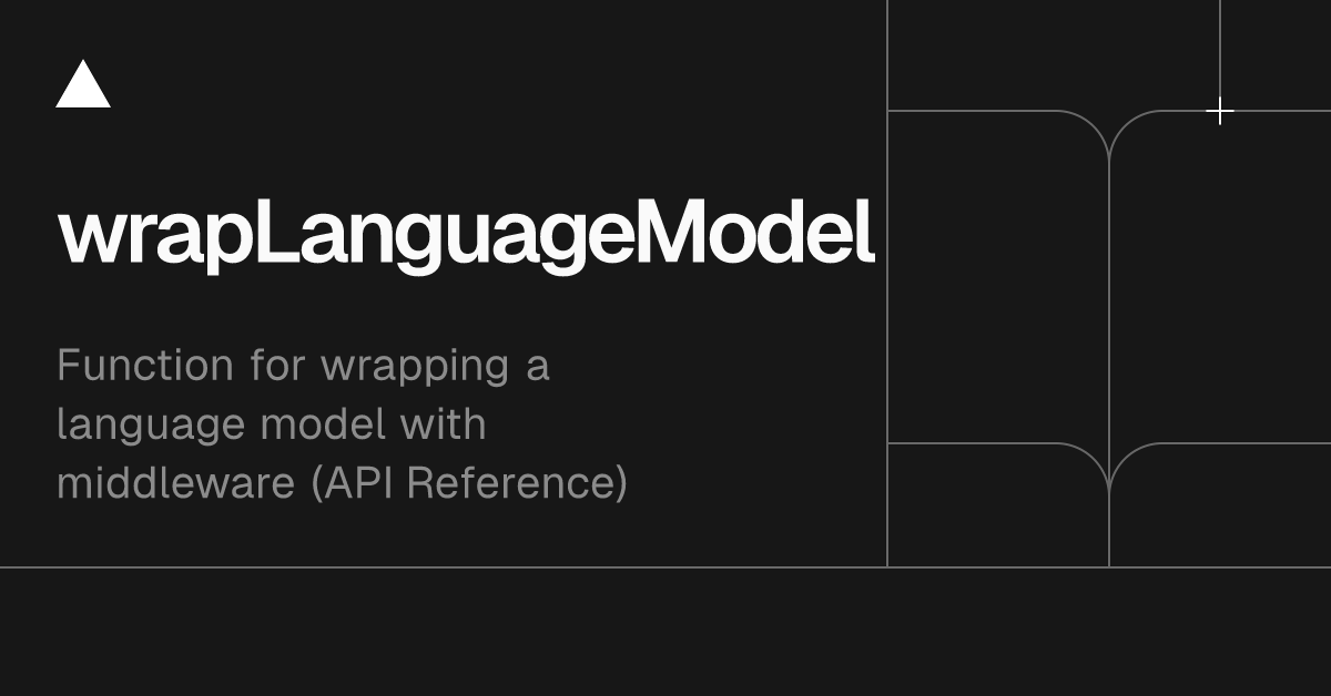 AI SDK Core: wrapLanguageModel