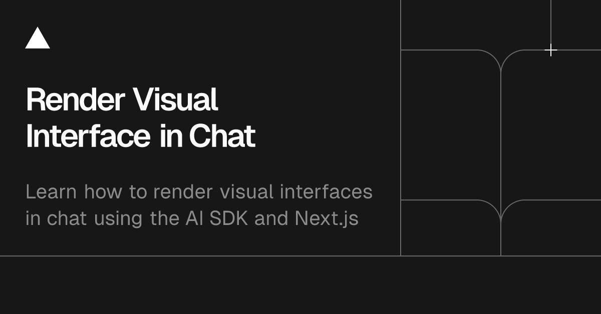 Nextjs Render Visual Interface In Chat