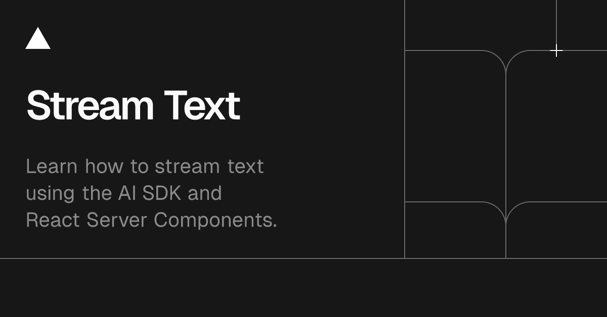 Cookbook: Stream Text