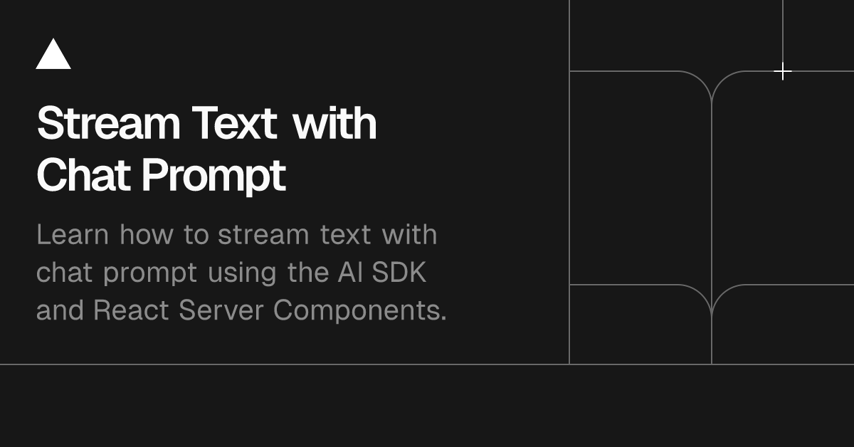 Cookbook: Stream Text with Chat Prompt