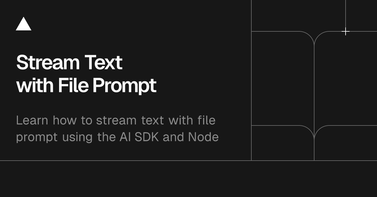Node: Stream Text with File Prompt