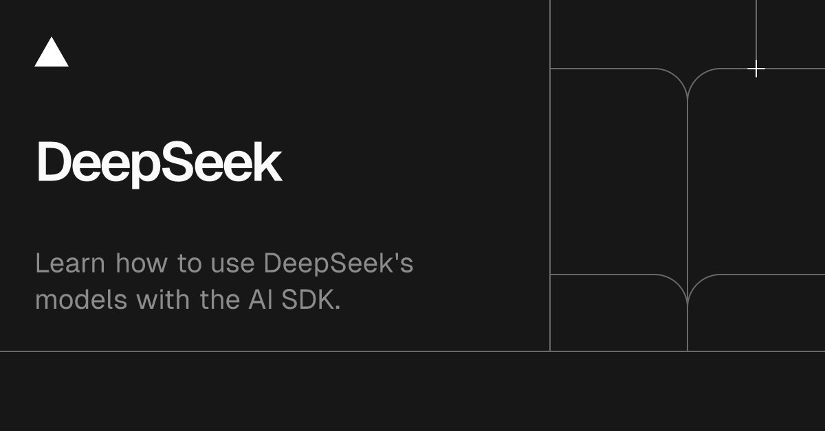 AI SDK Providers: DeepSeek