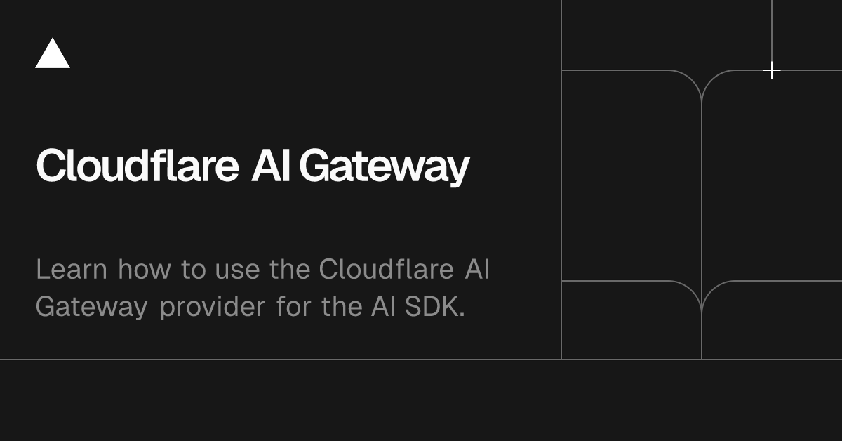 Community Providers: Cloudflare AI Gateway