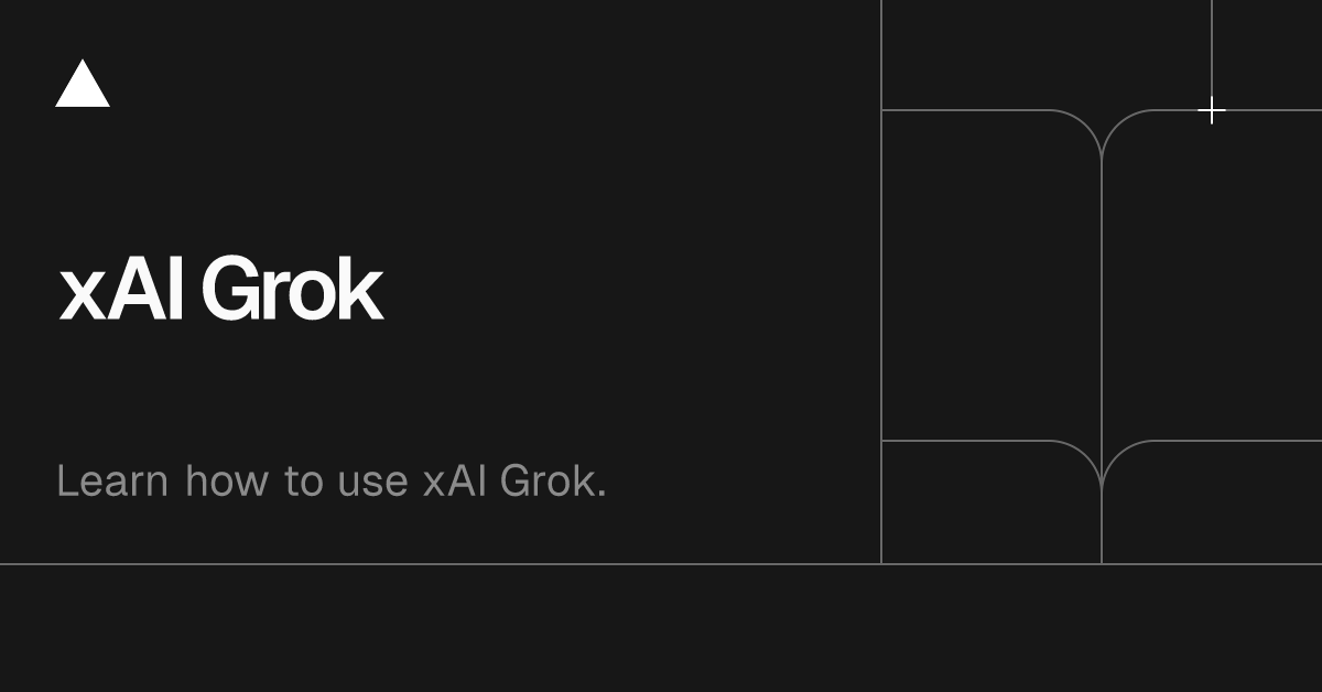 AI SDK Providers: xAI Grok