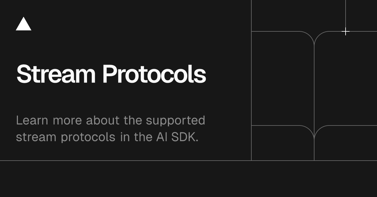AI SDK UI: Stream Protocols