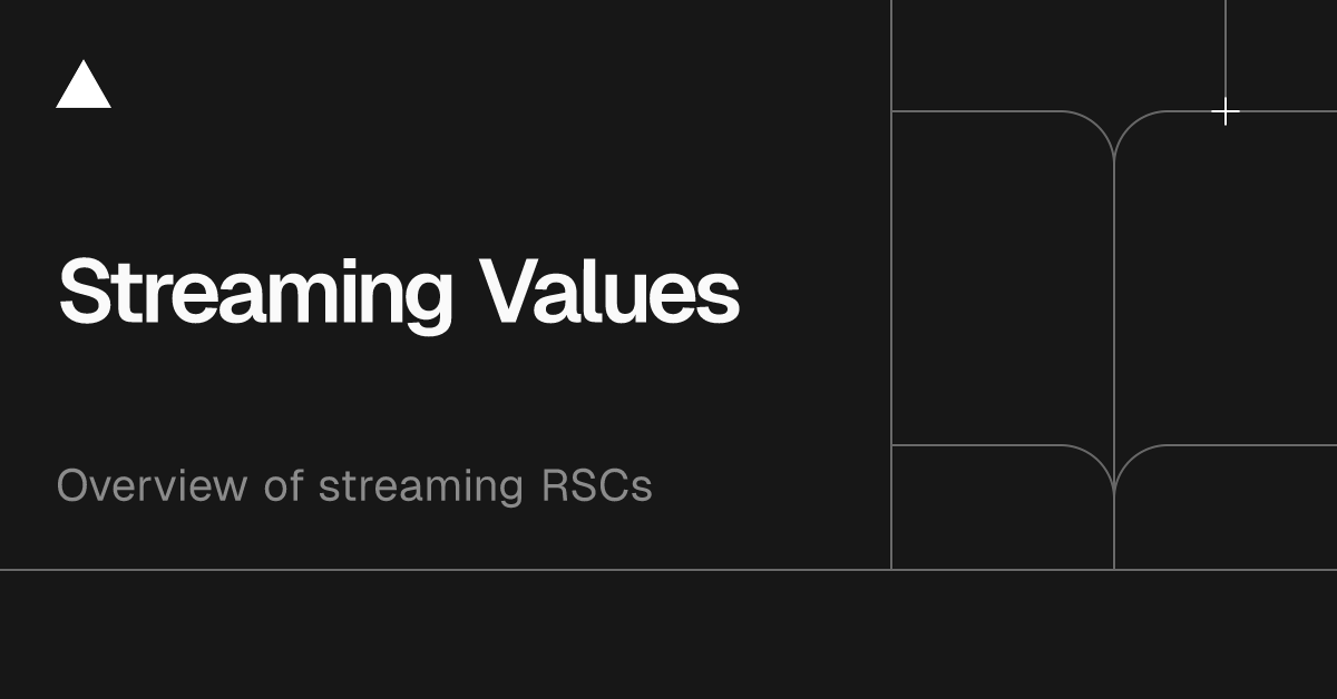 AI SDK RSC: Streaming Values